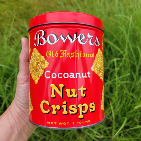 Vintage | Accents | Vintage Bowers Old Fashioned Cocoanut Nut Crisps ...